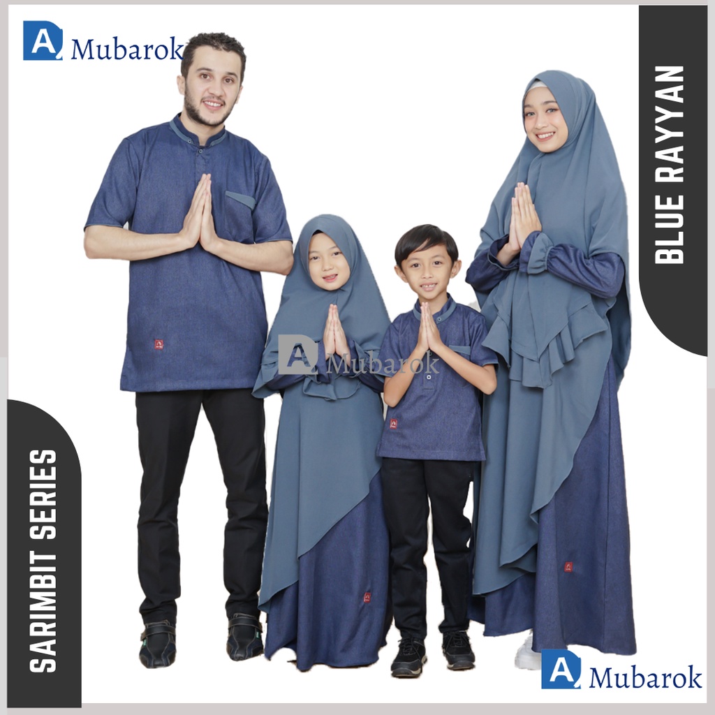 KEMEJA Muslim Couple Clothes Family Couple Shirt Koko Gamis Set Hijab ...