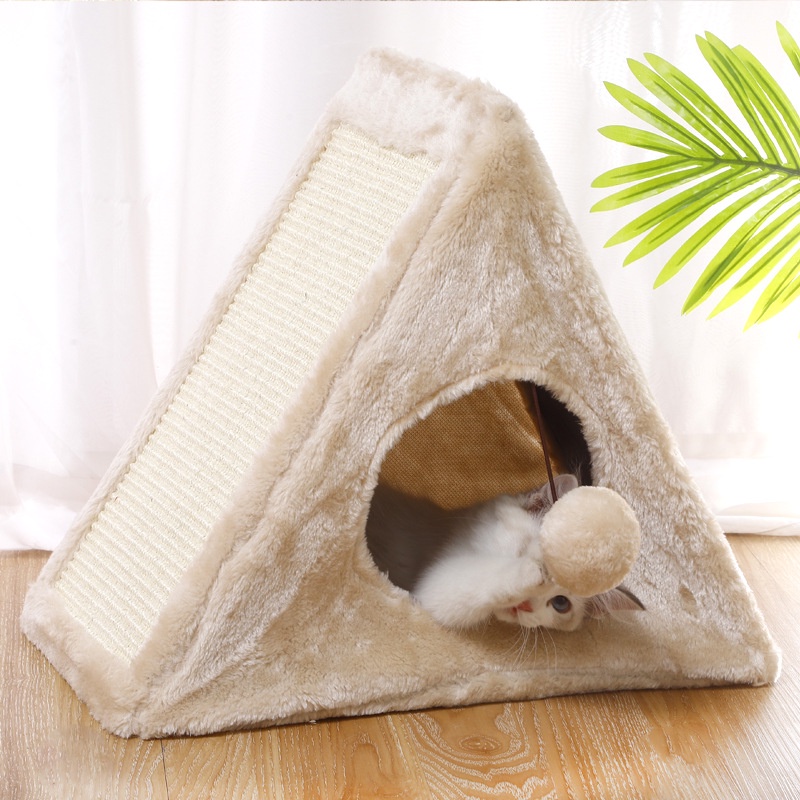 Triangular Triangular Triangular Pet Bed House | Cat litter | Cat house ...