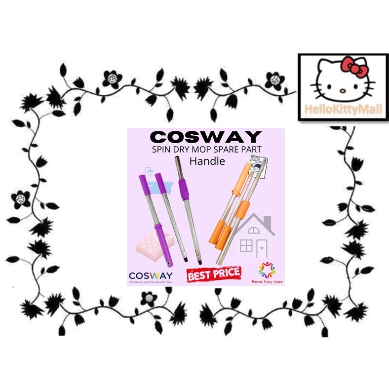 COSWAY Spin Dry Mop Ⅱ Spare Parts - Mop Plate/Handle set/Yarn Disc ...