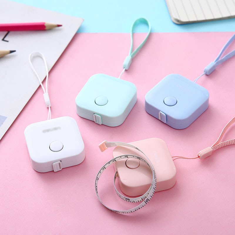 Mini Portable Retractable Tape Soft Measure Tape Push Button Child ...