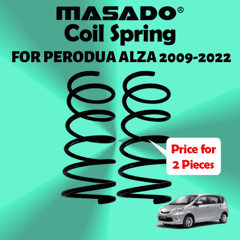 MASADO Perodua Alza 2009-2022 Coil Spring Front (Depan) / Rear ...