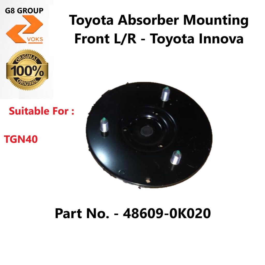 Toyota Absorber Mounting Front L/R - Toyota Innova ( 48609-0K020 ...