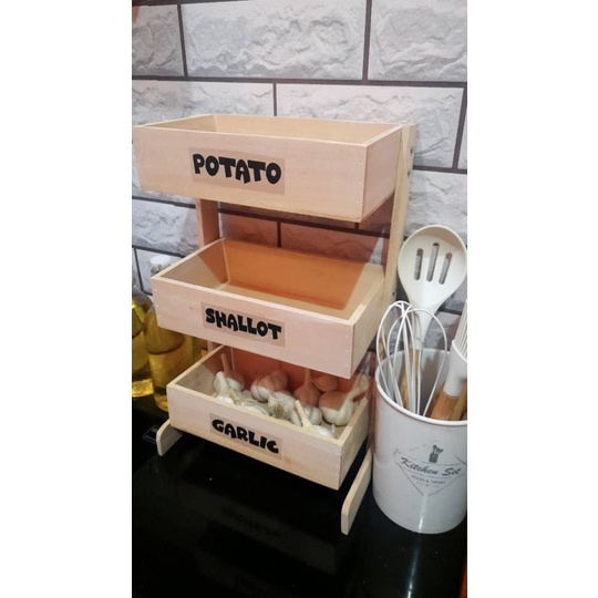 Aesthetic multi-purpose kitchen spice rack / tiered/stacked/minimalist ...