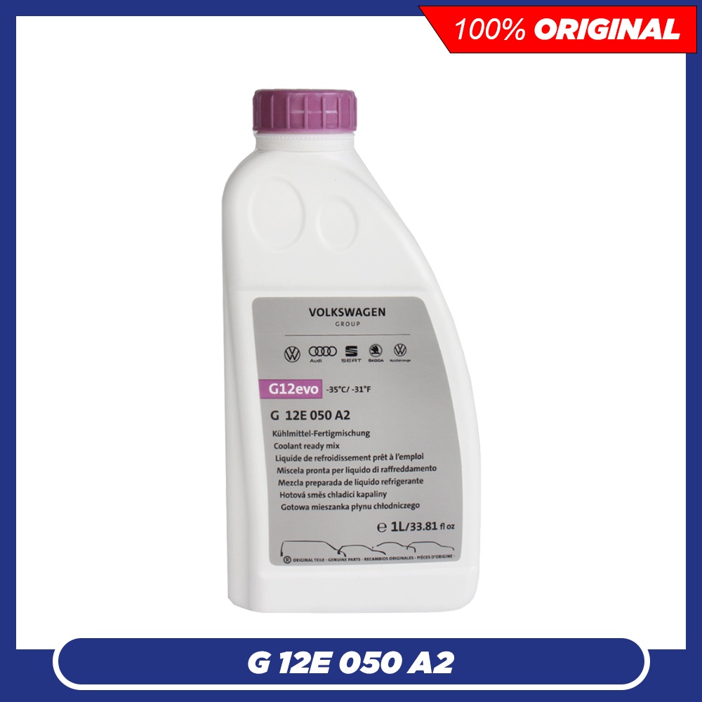 VOLKSWAGEN AUDI COOLANT G12 (1L) - AUDI / VW Polo A4 A5 A6 A7 Q3 Q5 Q7 ...