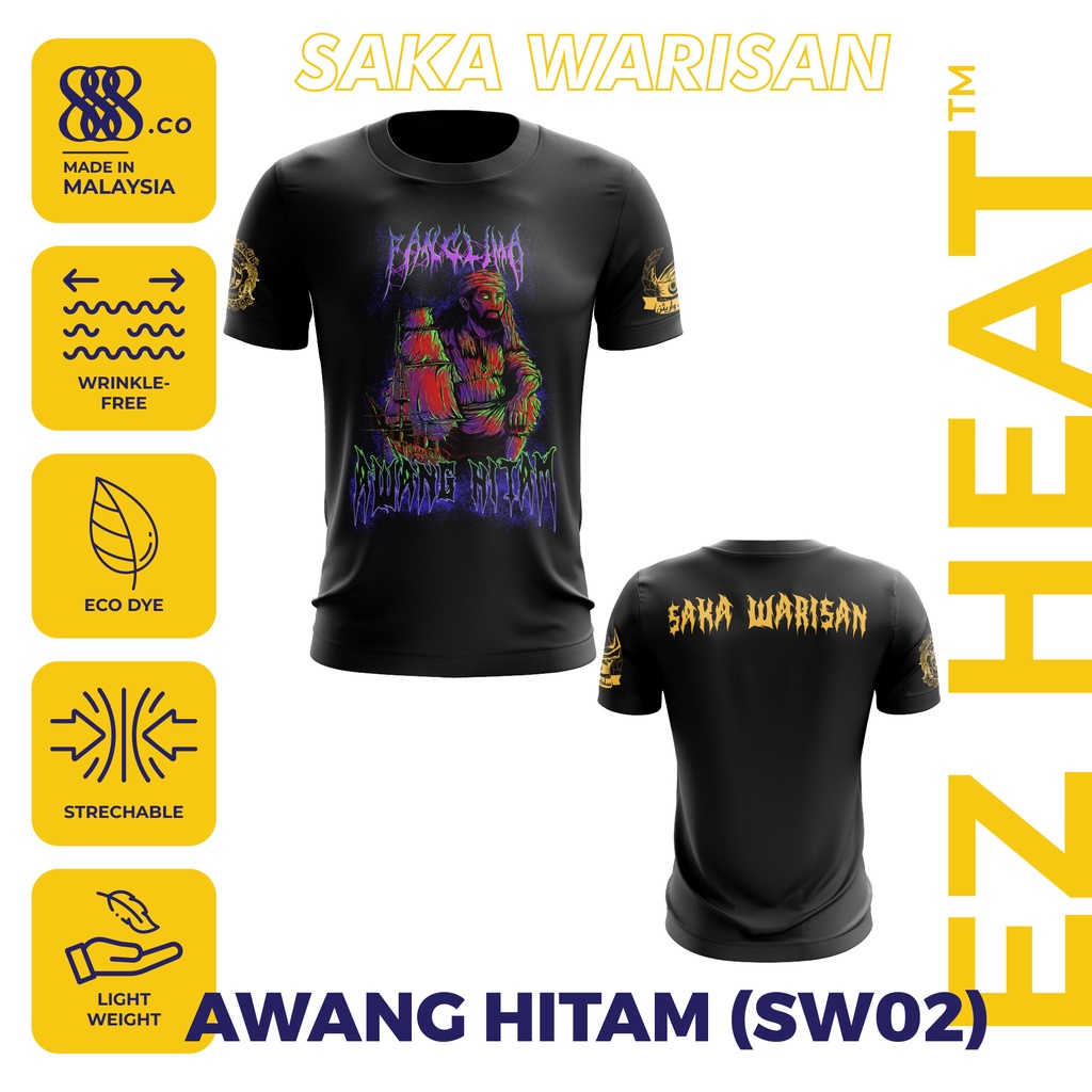 888.co x Saka Warisan Design Awang Hitam Tanah Melayu Malaysia ...