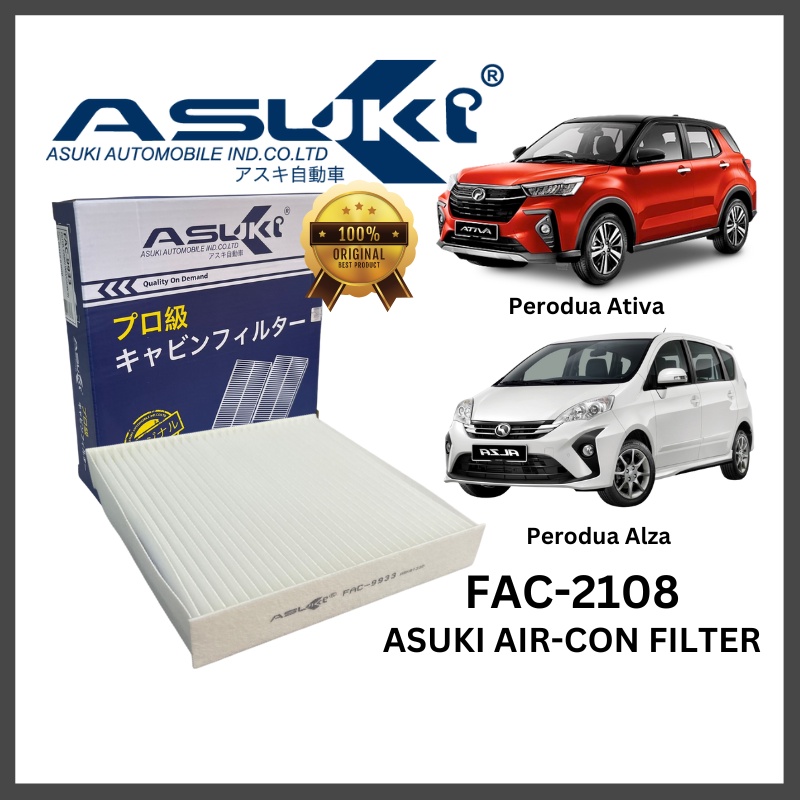 ASUKI Cabin Filter Perodua Ativa Toyota Vios NCP151 NCP92 NCP150 Passo ...