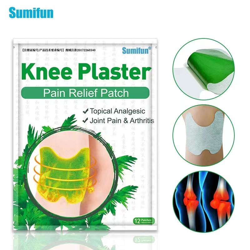 Sumifun Wornwood Knee Patch Pelekat Lutut 12pcs Guard Injury Plaster ...