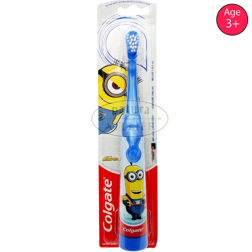Colgate Kids Children Battery Vibrating Electric Toothbrush, Berus Gigi ...
