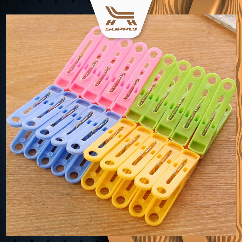 LH 20PCS Laundry Clip Cloth Clip Hanger Drying Clothespin Strong ...