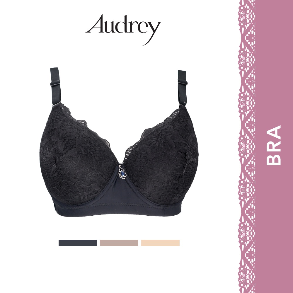 Audrey Wired Fiberfill Full Cup Plus Bra - D Cup Size 82-4000 | Shopee ...