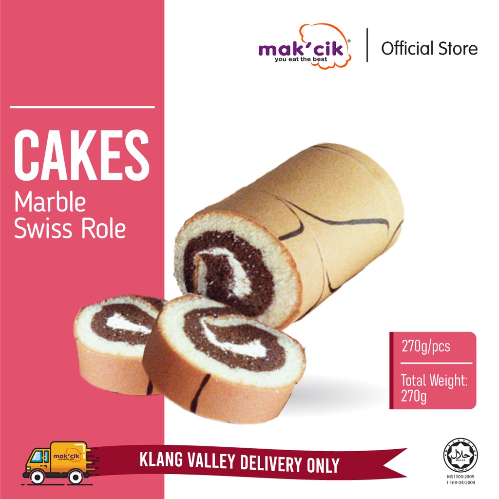 Marble Swiss Roll 270gm | Shopee Malaysia