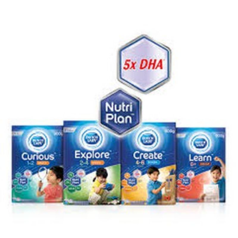 Dutch Lady Kids Milk Powder, Susu Tapung 900g (Assorted New Packing ...
