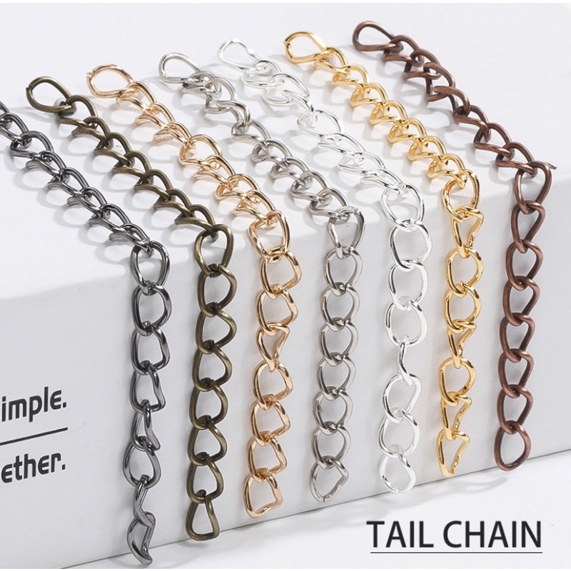 Chain Tail Extension Chain For Bracelet/Necklane.🇲🇾Malaysia Shop 🇲🇾 ...