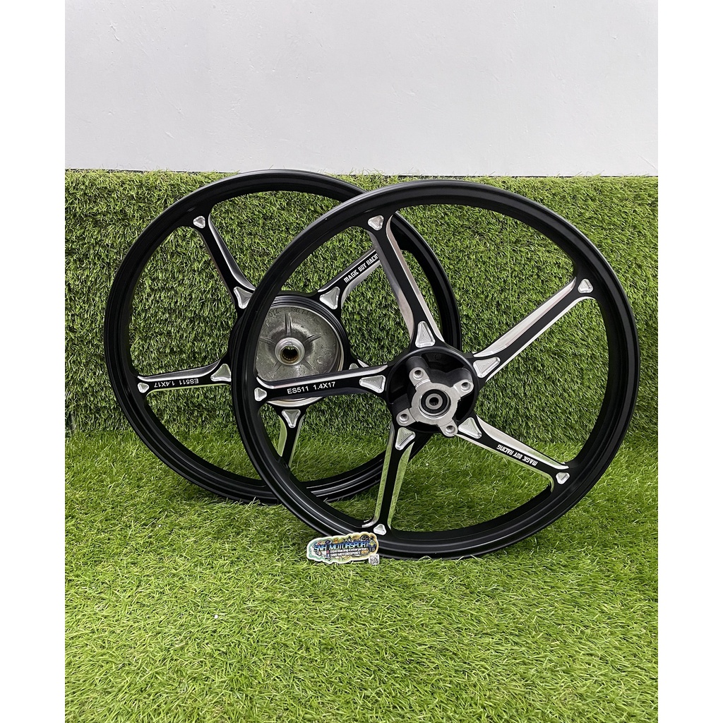MAGIC BOY RACING SPORT RIM CNC 511 1.4/1.4*17 EGO YAMAHA MATTE BLACK | Shopee Malaysia