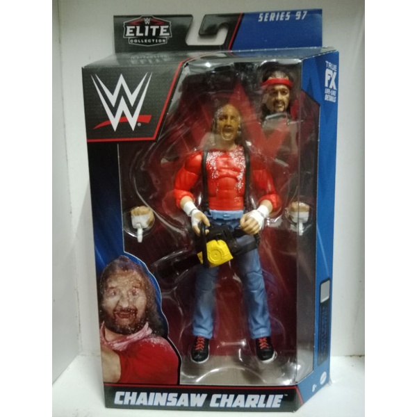 Mattel WWE Elite 97 Chainsaw Charlie Terry Funk Wrestling Action Figure ...
