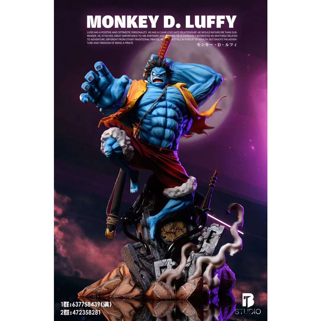 BT Studio - One Piece Series 003 - Nightmare Luffy Resin Statue GK ...