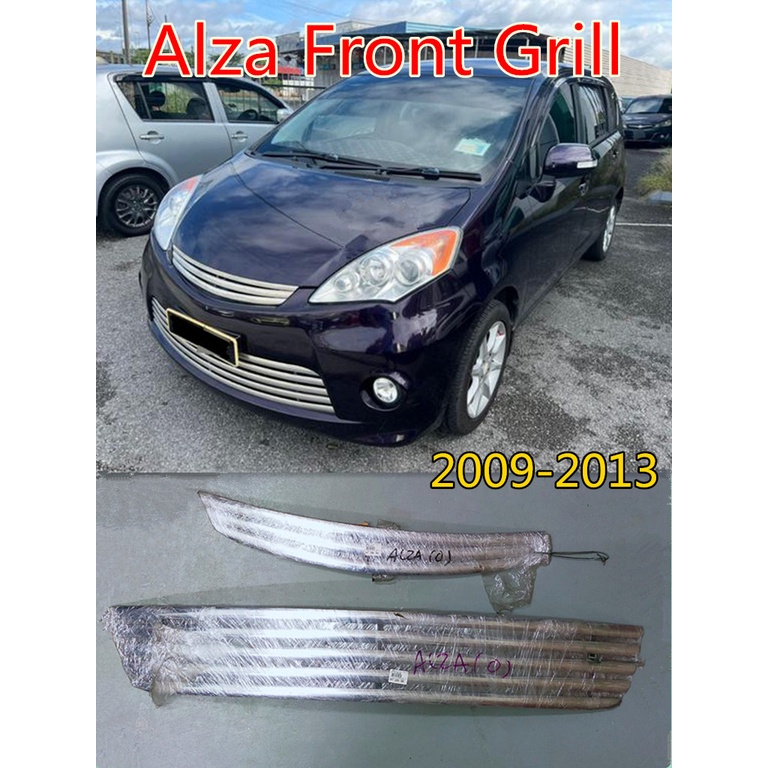DC- Perodua Alza 2009-2013 Round Sport Aluminium Front Grills (Wide ...