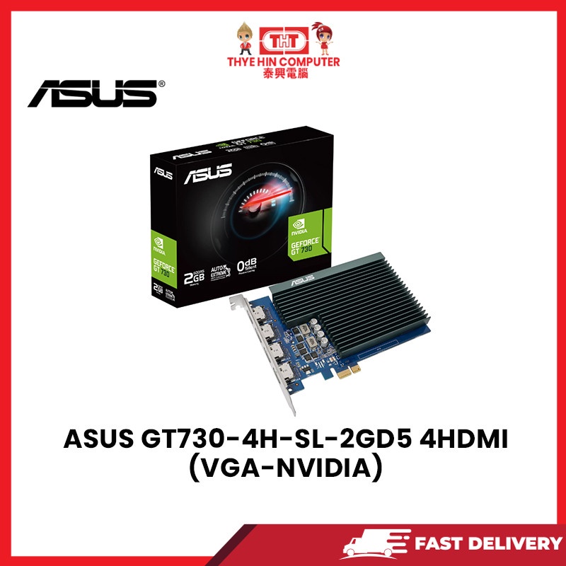 ASUS GT730-4H-SL-2GD5 4HDMI (VGA-NVIDIA) | Shopee Malaysia