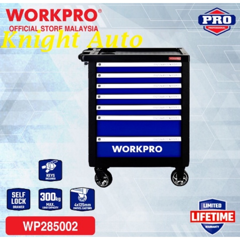 WORKPRO WP285002 7 DRAWER ROLLER CABINET (133PC) | Shopee Malaysia