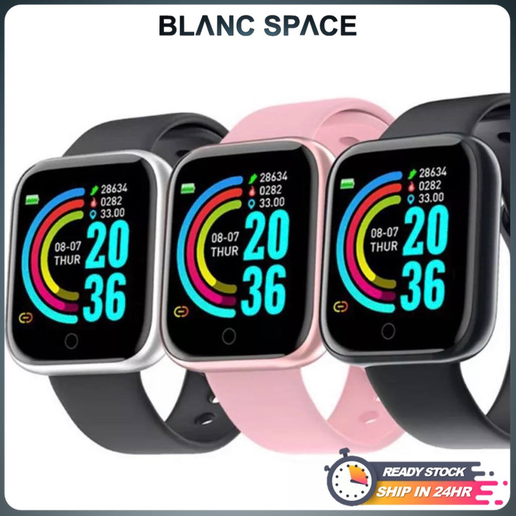 [BS] Y68 Smart Sport Watch Women Watches Digital Led Electronic ...