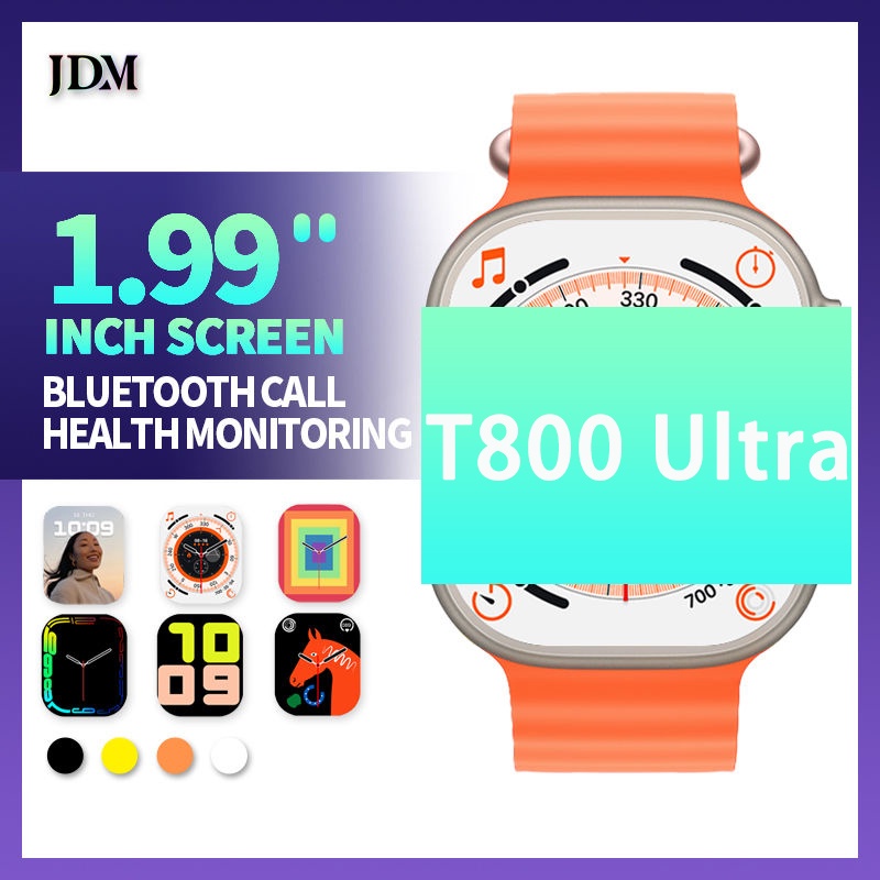 T800 Ultra Smart Watch 6 Dial Styles Recording Montion Health ...