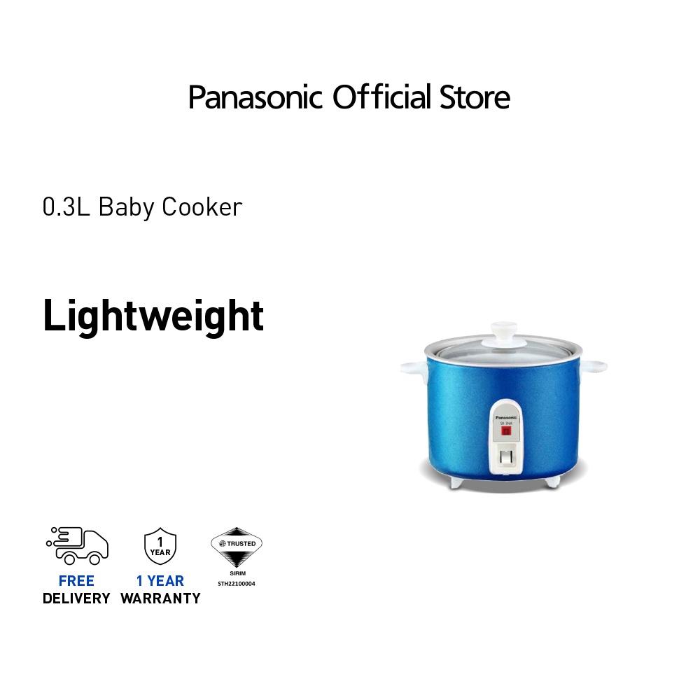 PANASONIC SR-3NAA Baby Rice Cooker 0.3L 0.16KG SR-3NAASK Auto Cooking ...