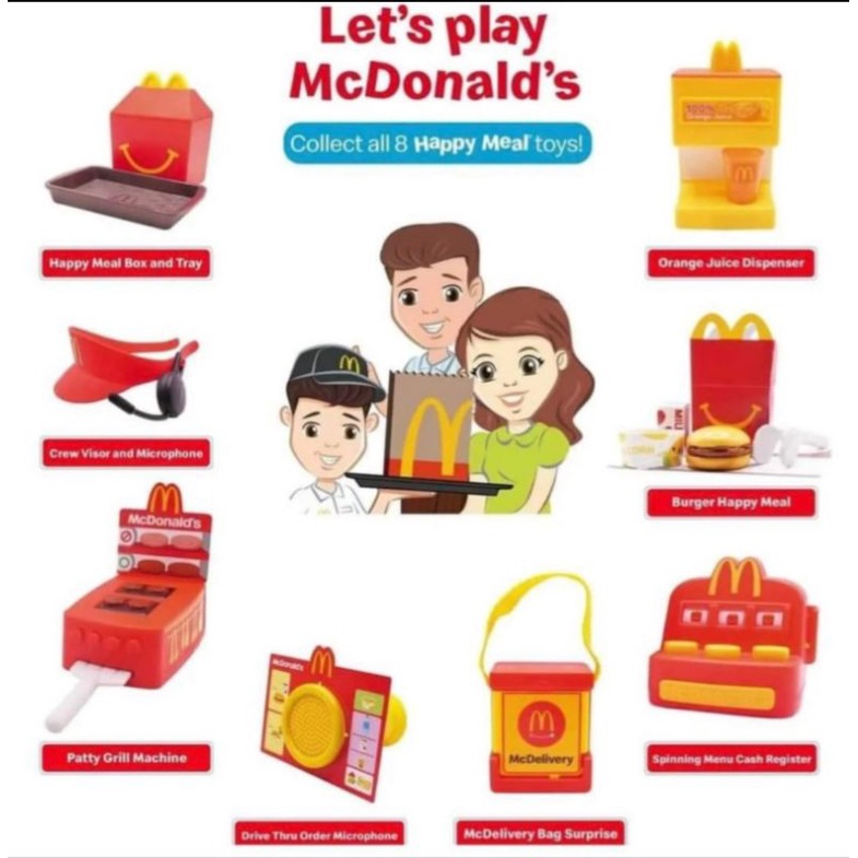 Happy Meal Lets Play McDonald's Play Set 2022 | Shopee Malaysia
