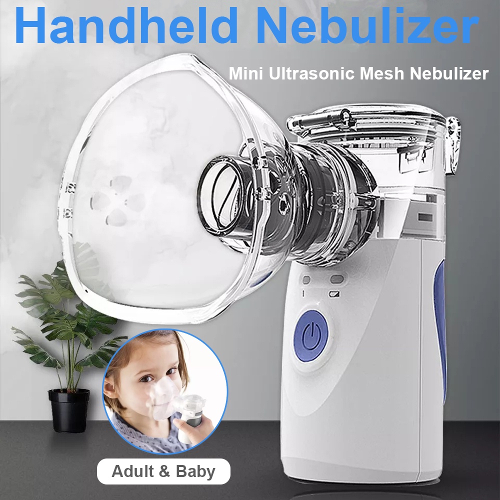 Mini Portable Atomizer Adult Baby nebulizador Rechargeable Handheld ...