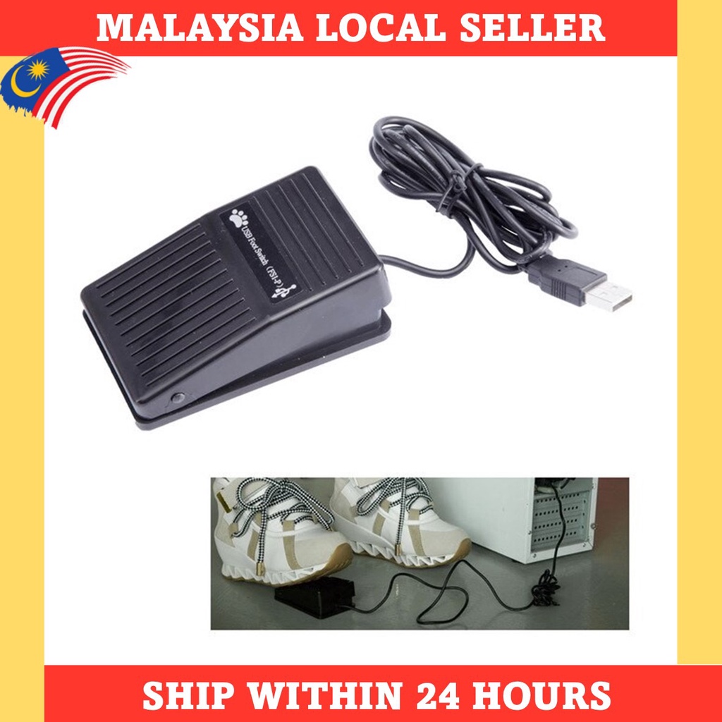 USB Foot Switch Pedal Switch USB Action Control Keyboard for PC Leg ...