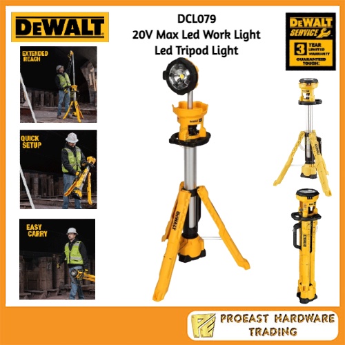 DEWALT [ DCL079 ] - 20V MAX* Cordless Tripod Light (Light Only ...