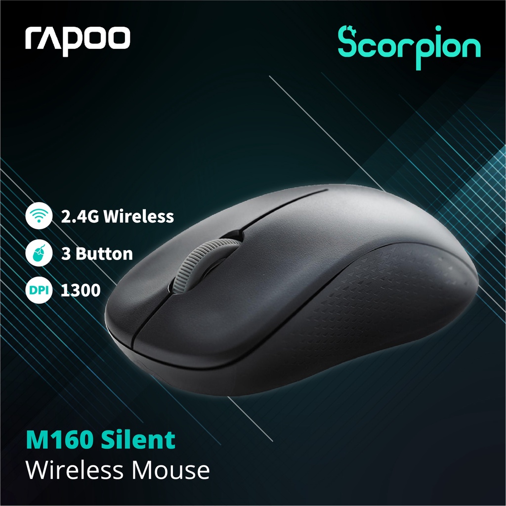 Rapoo M160 Silent Wireless Mouse | Shopee Malaysia