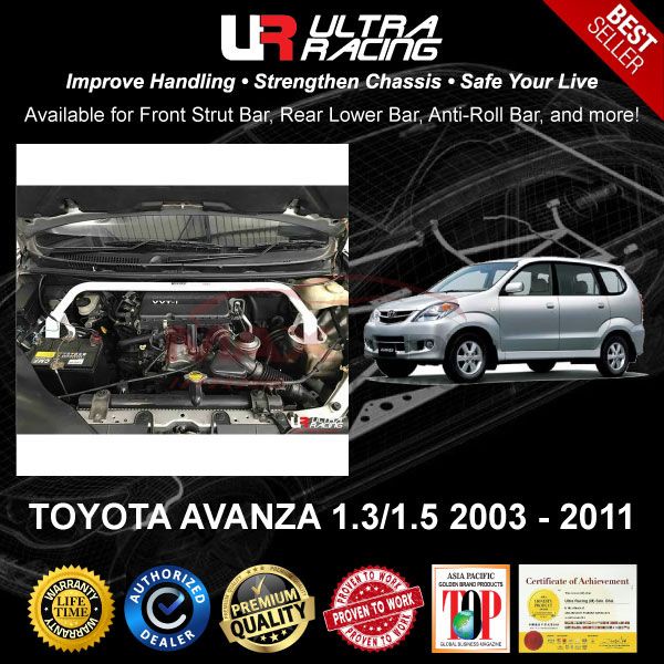 TOYOTA AVANZA 1.3/1.5 2003 - 2011 ULTRA RACING Safety Front Rear Strut ...