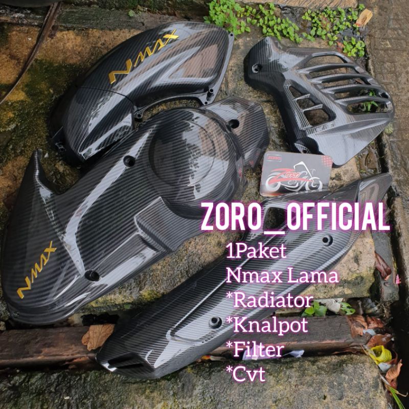 Full Body Carbon Cover Package Yamaha Nmax Lama Radiator Cap/ Cvt Cap ...