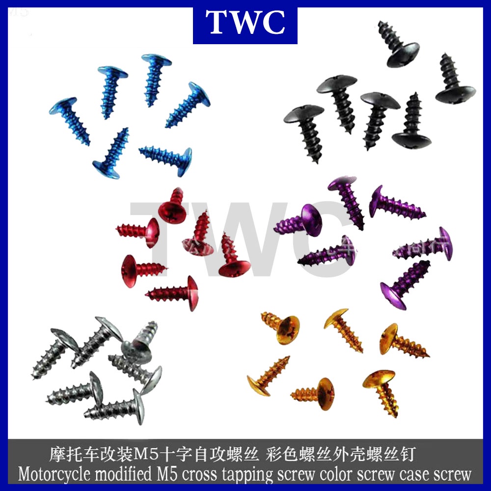 10pcs Skru M4 Coverset Skru gasa Motor sku amari sku kereta skru kayu ...