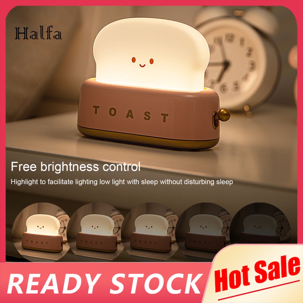 INS recommended /HF/ Lampu Malam Kreatif Lampu Meja Pembuat Roti LED ...