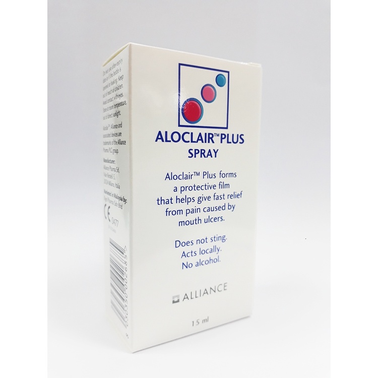 Aloclair Plus Spray ( Relief Mouth Ulcers Sore Throat Baby and Adult ...