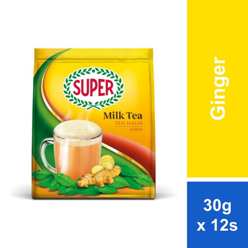 Super 3 in 1 Instant Milk Tea Teh Halia - Ginger, 18 x 25g | Shopee ...