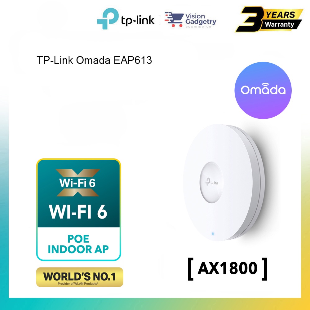 TP-Link Omada EAP610 EAP620 HD AX1800 WiFi 6 Wireless MU-MIMO Gigabit ...