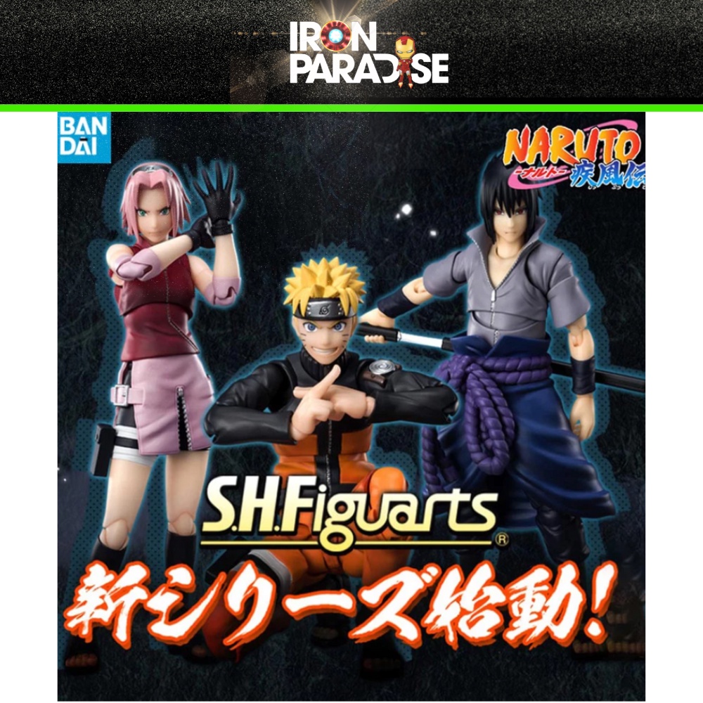 (READY STOCK) Bandai S.H.Figuarts - SHF Naruto/ Sasuke Uchiha/ Sakura ...