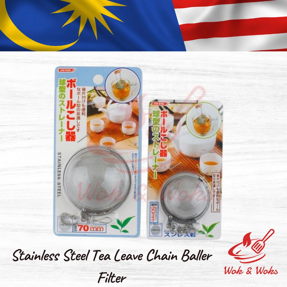 Stainless Steel Tea Leaves Ball Filter / Penapis Bola Daun Teh Keluli ...