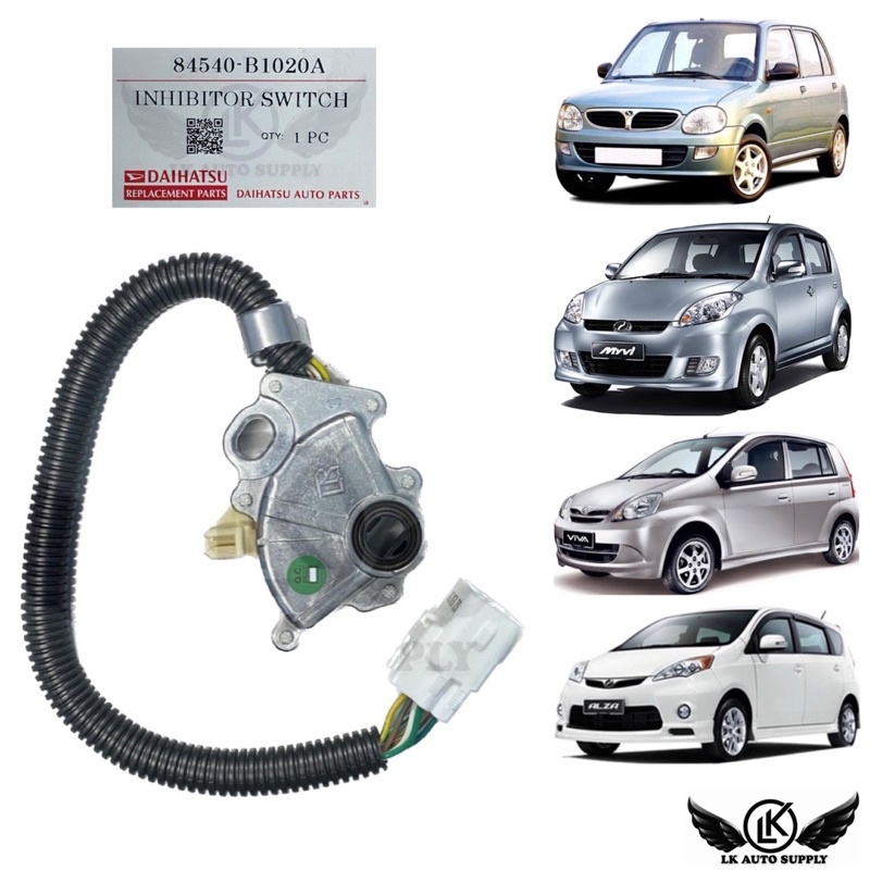 INHIBITOR SWITCH GEAR BOX SWITCH PERODUA KELISA KENARI MYVI 1.3 2005 ...