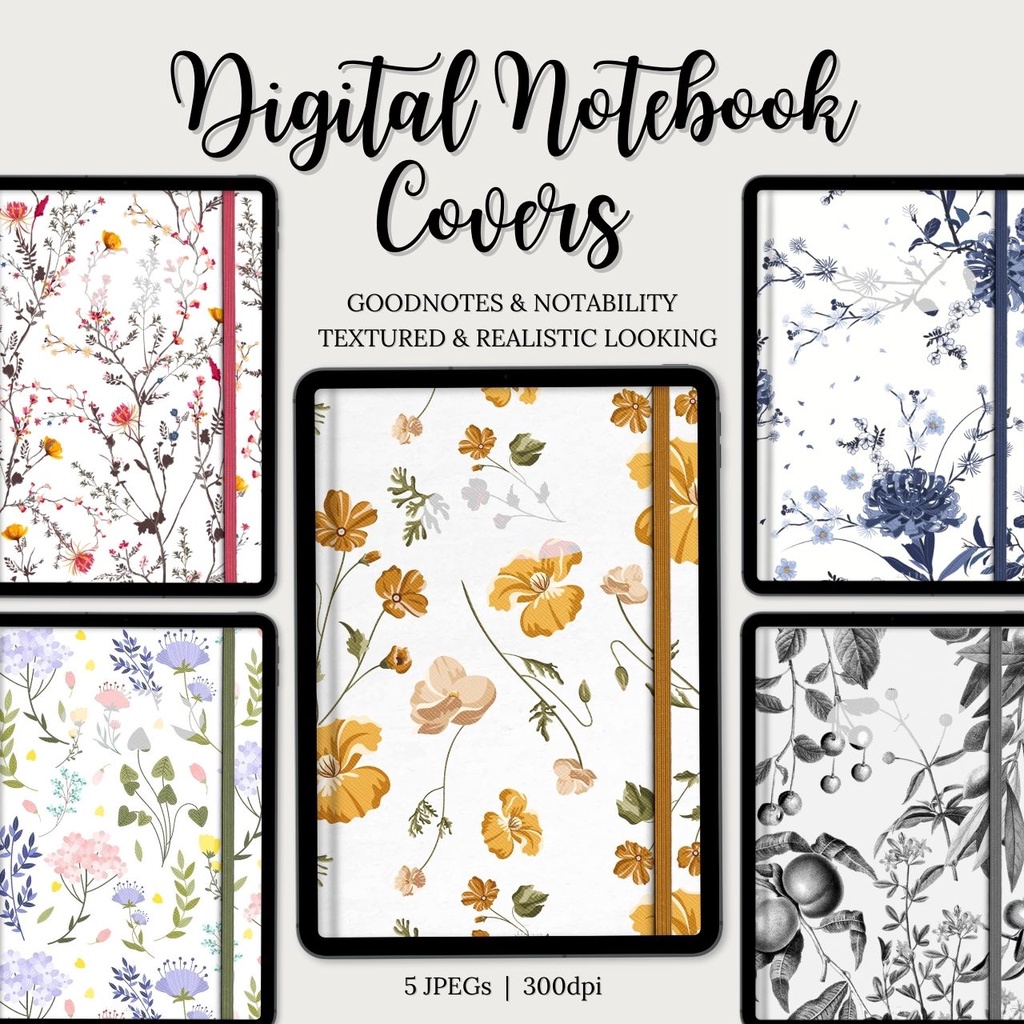 Digital Notebook Cover Digital Planner Cover Goodnotes / Notability ...