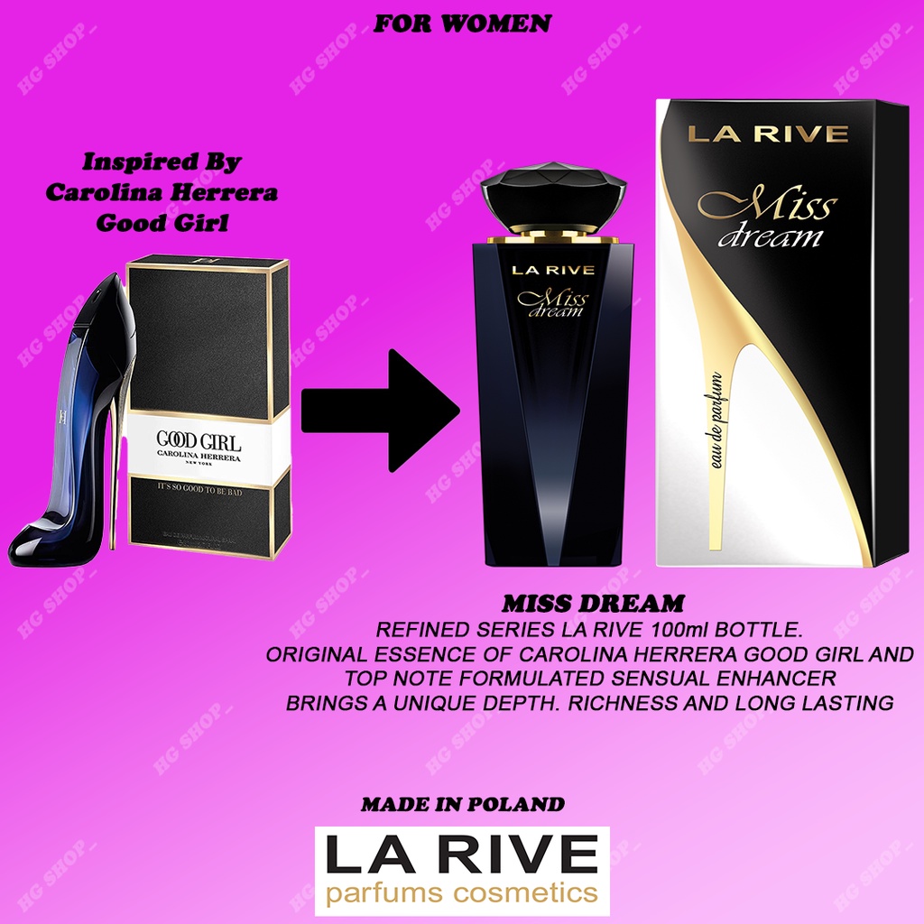 PERFUME LA RIVE MISS DREAM EDP 100ml (ORIGINAL) | Shopee Malaysia