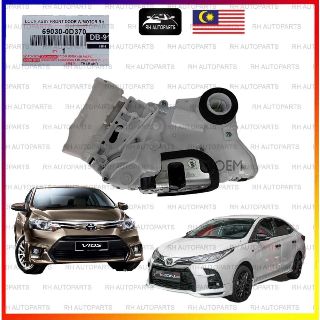 TOYOTA VIOS NCP150 YARIS NSP151 NSP-151 DOOR INNER LOCK LOCK PINTU 2018 ...