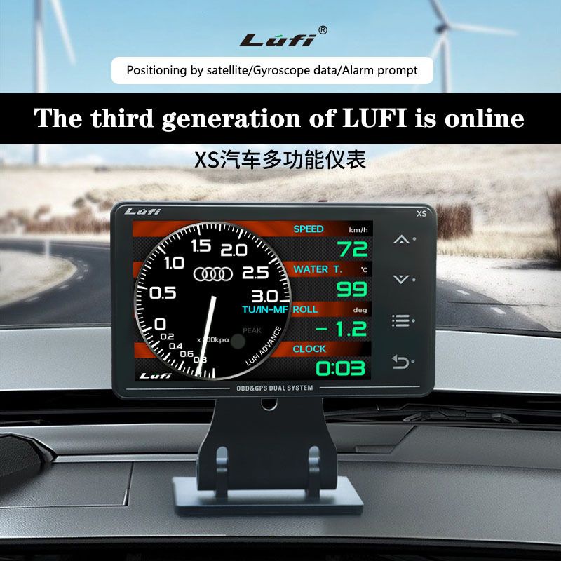 100% ORIGINAL LUFI XS OBD Meter Third Generation OBS+GPS Dual System ...