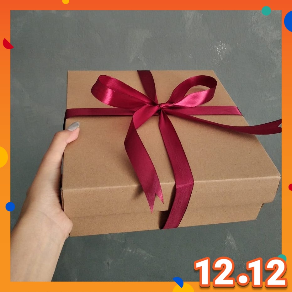 Add On Paper Box With Ribbon And Special Note As A Gift Custom Request ...