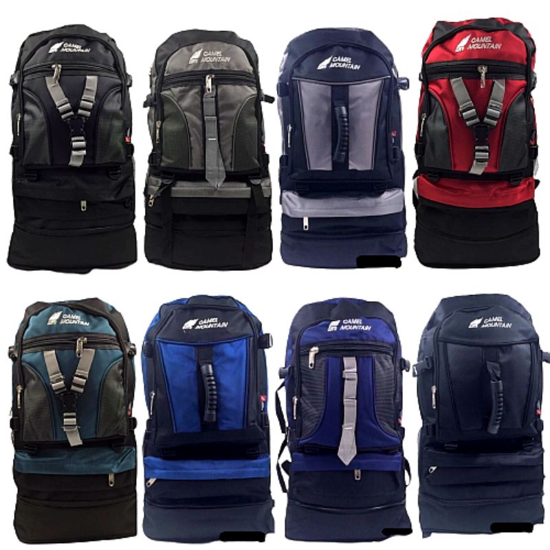 Camel Mountain Backpack 50L Travel Backpack Outdoor Backpack Camping ...