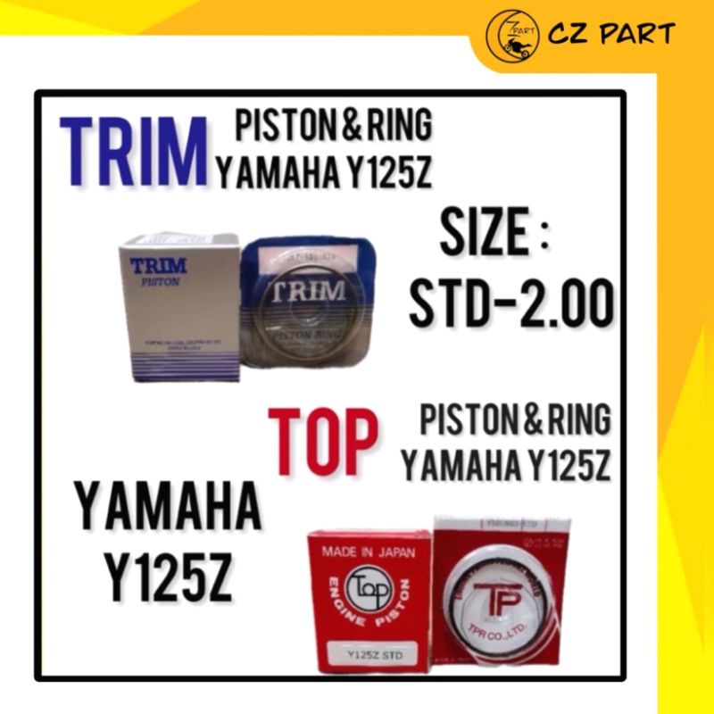 PISTON TOP/TRIM PISTON TP RING/TRIM RING Y125Z 100％ ORIGINAL JAPAN | Shopee Malaysia