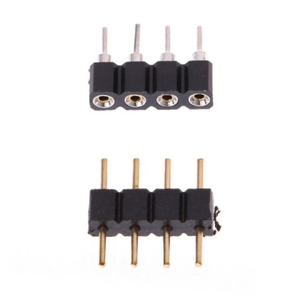 4-pin RGB Controller Header pin Connector/4-pin RGB Module Male/Female ...