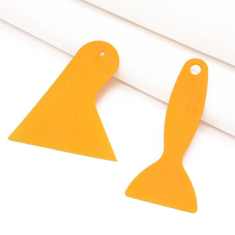 Yellow Scraper Glass Window Mobile Phone Film Plastic Small Scraper Car ...